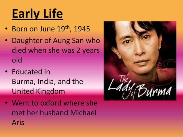 The lady of burma | PPT