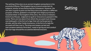The Lady or the tiger ( presentation from tabriz university) | PPT