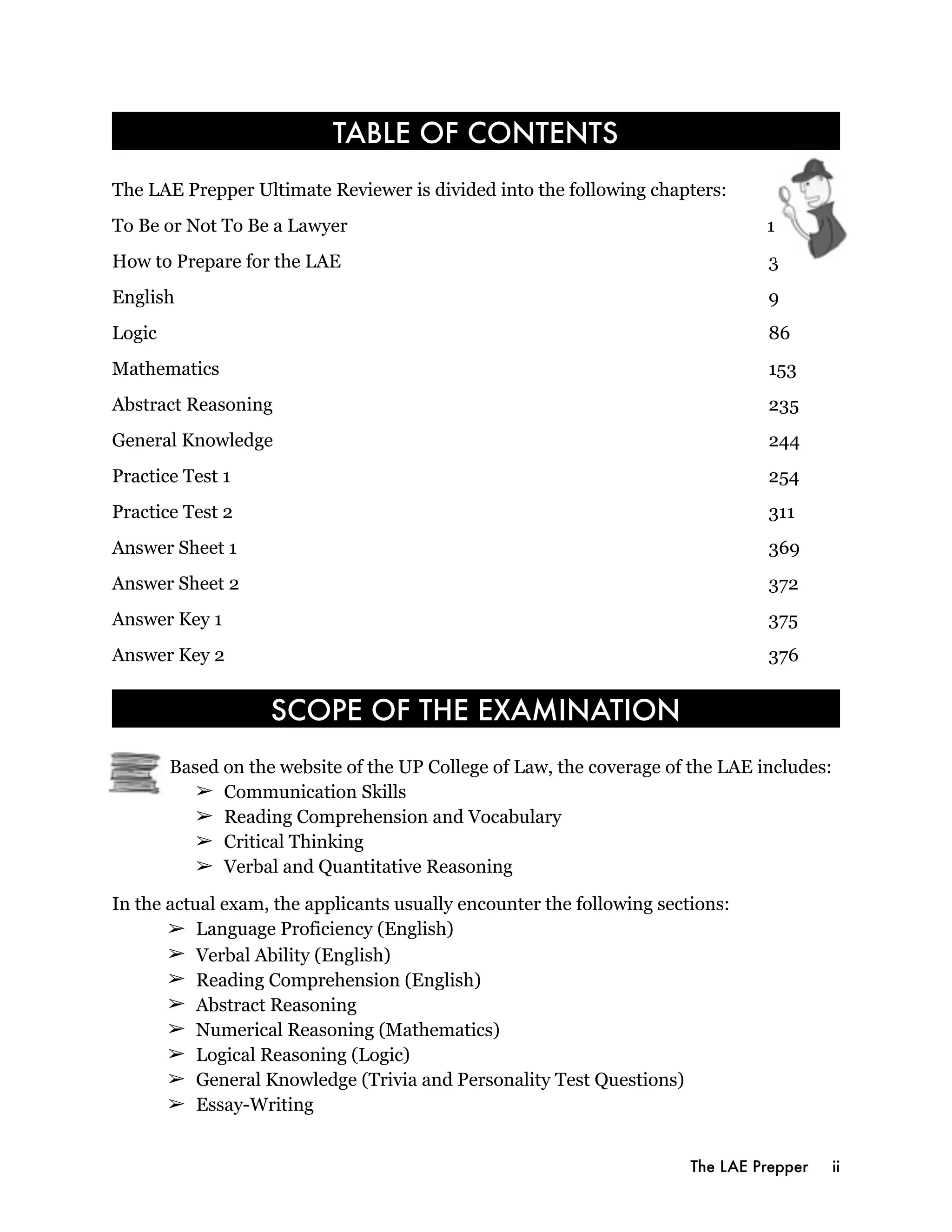 LAE Prepper: The Ultimate Review Guide to the UP Law Aptitude Examination | PDF