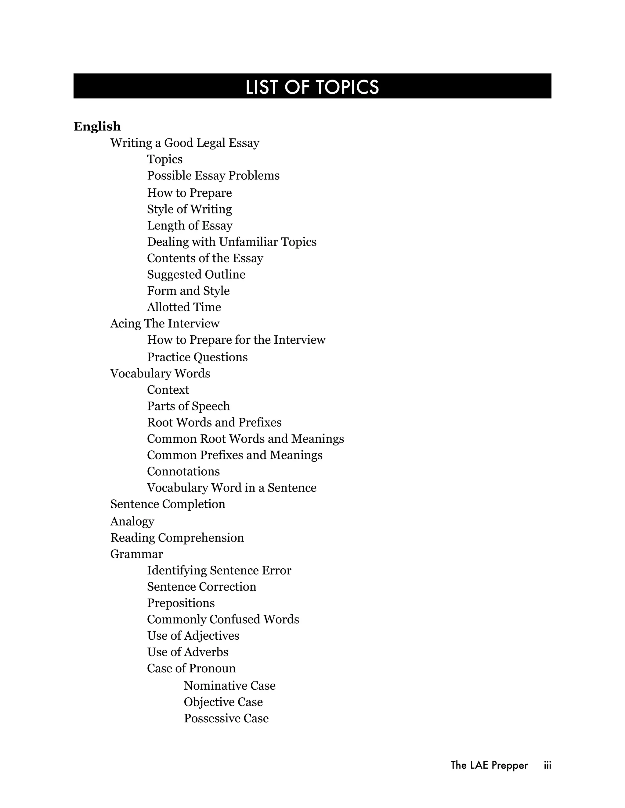 LAE Prepper: The Ultimate Review Guide to the UP Law Aptitude ...