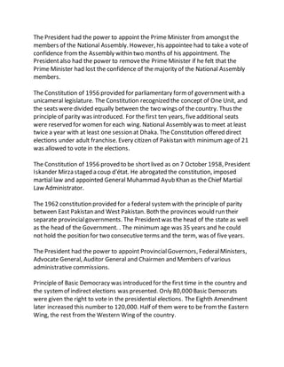 Pakistan Studies, Lahore Resolution, Democracy, Dictatorship and ...