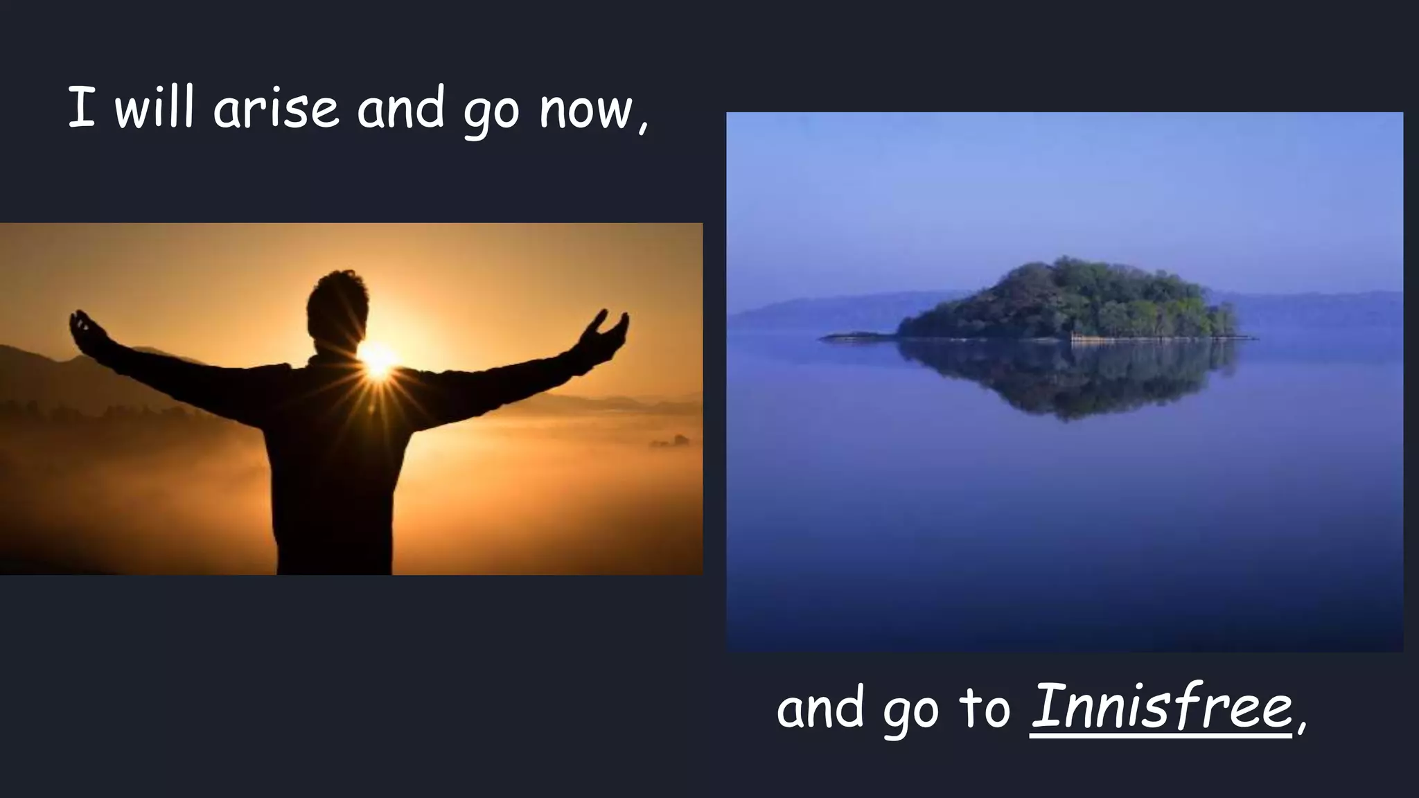 The lake isle of innisfree | PPT