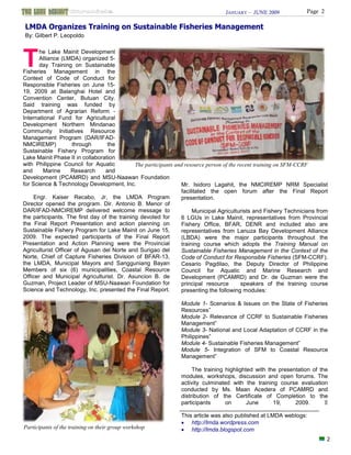 The Lake Mainit Chronicle(January June 2009) | PDF