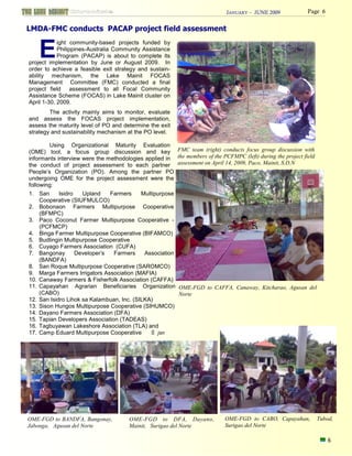 The Lake Mainit Chronicle(January June 2009) | PDF