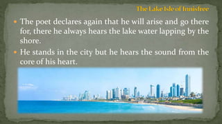 The lake Isle of innisfree | PPSX