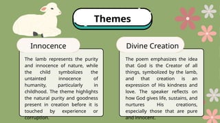 The Lamb.pptx The Lamb by William Blake | PPTX