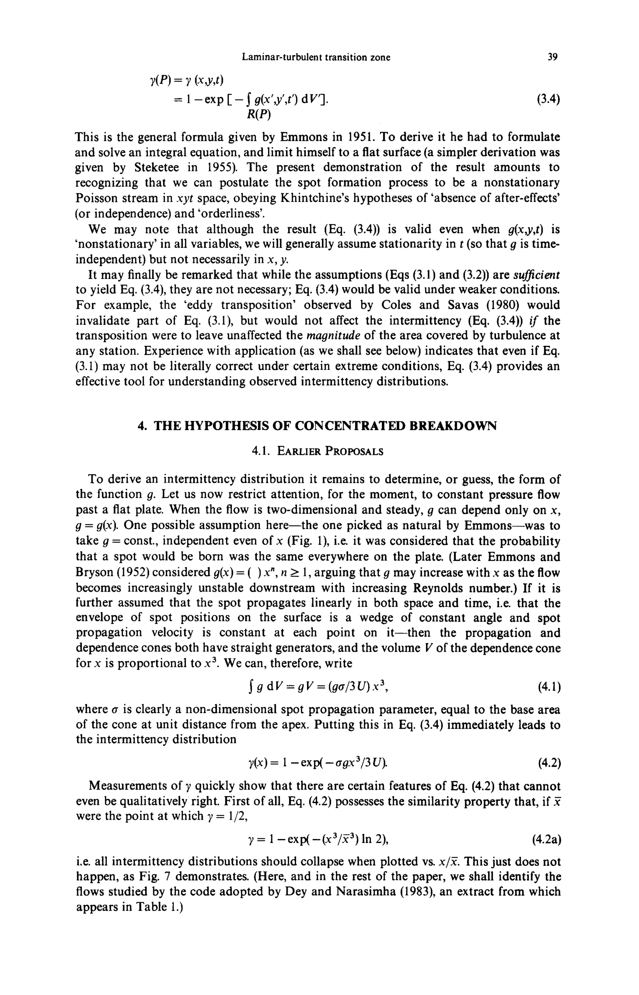 The laminar turbulent transition zone in the boundary layer | PDF