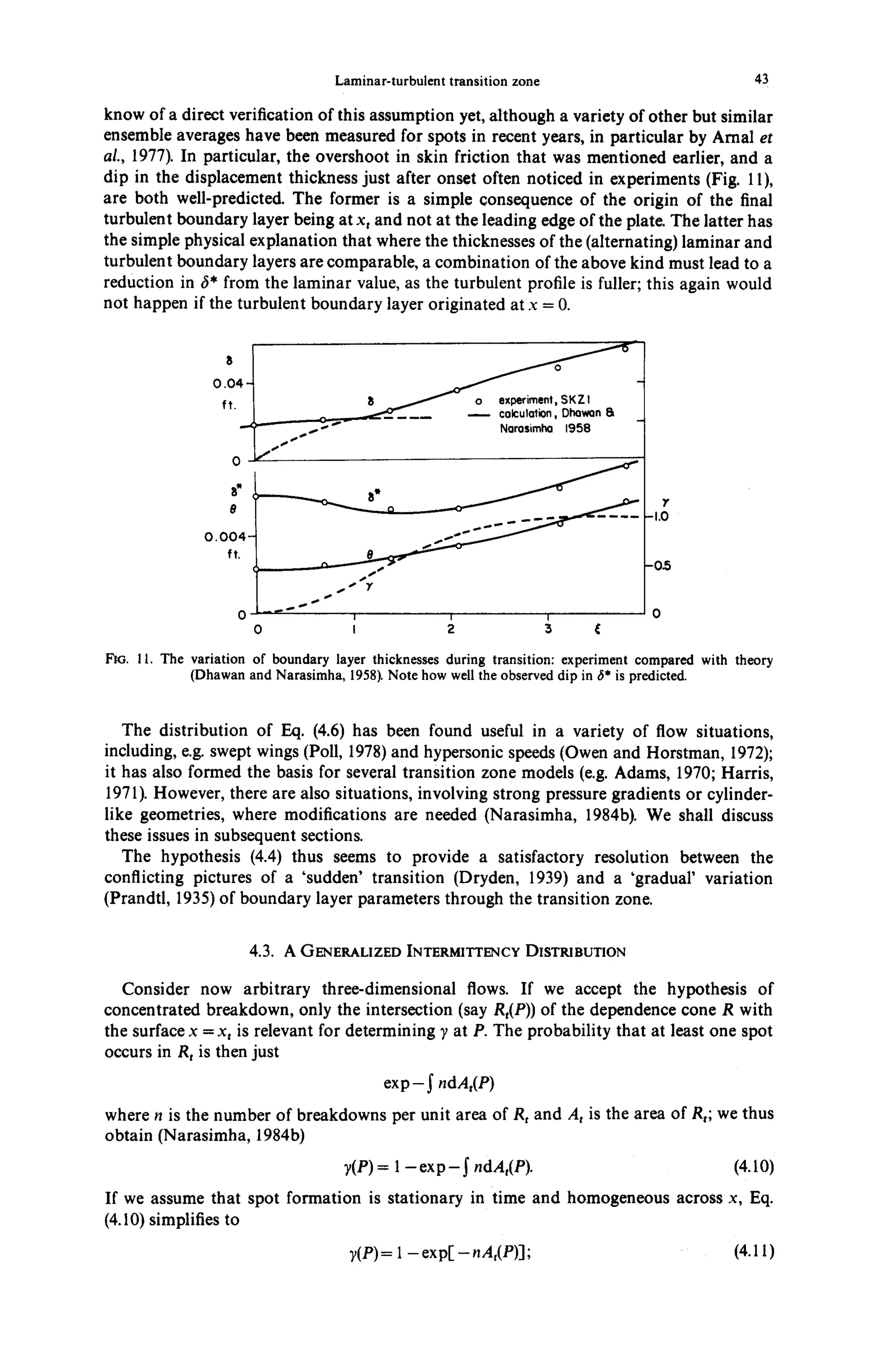 The laminar turbulent transition zone in the boundary layer | PDF | Physics | Science