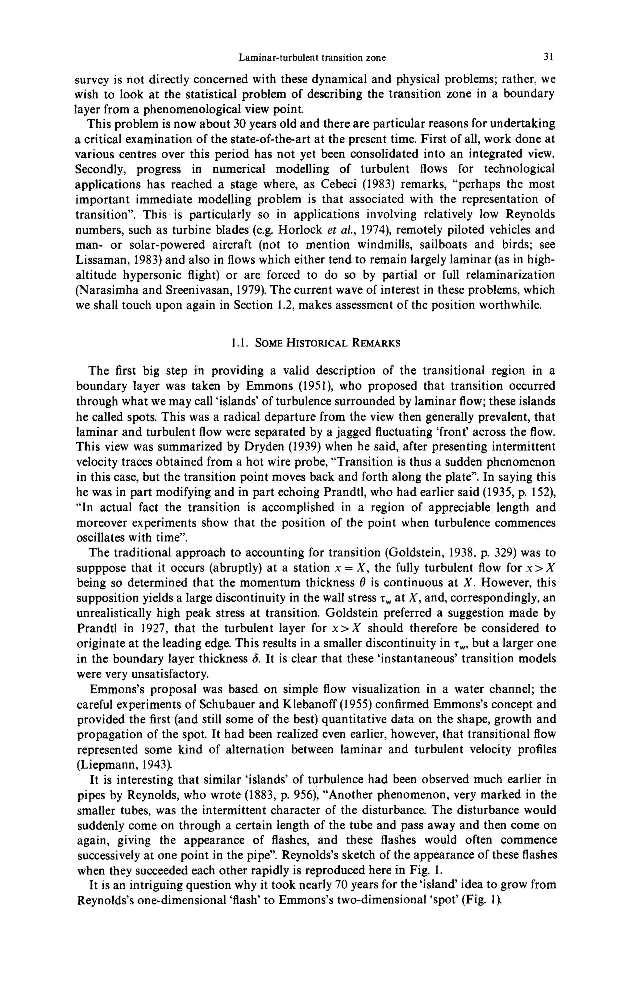 The laminar turbulent transition zone in the boundary layer | PDF | Physics | Science