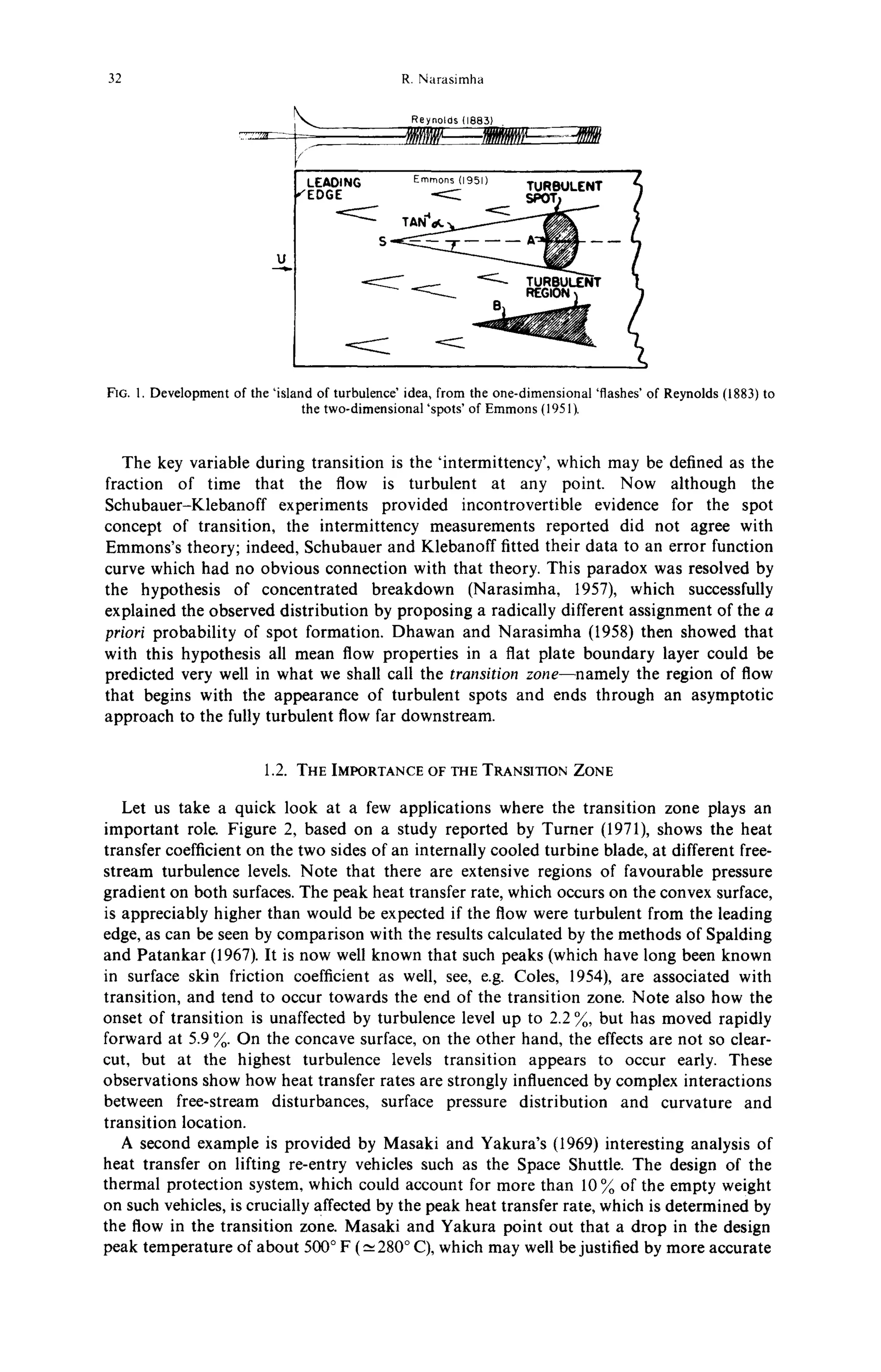The laminar turbulent transition zone in the boundary layer | PDF | Physics | Science