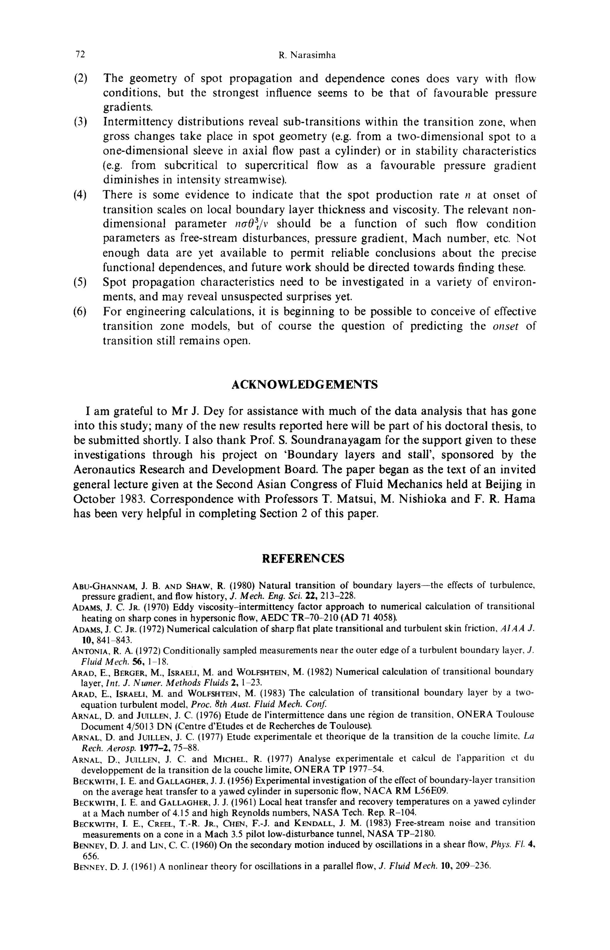 The laminar turbulent transition zone in the boundary layer | PDF