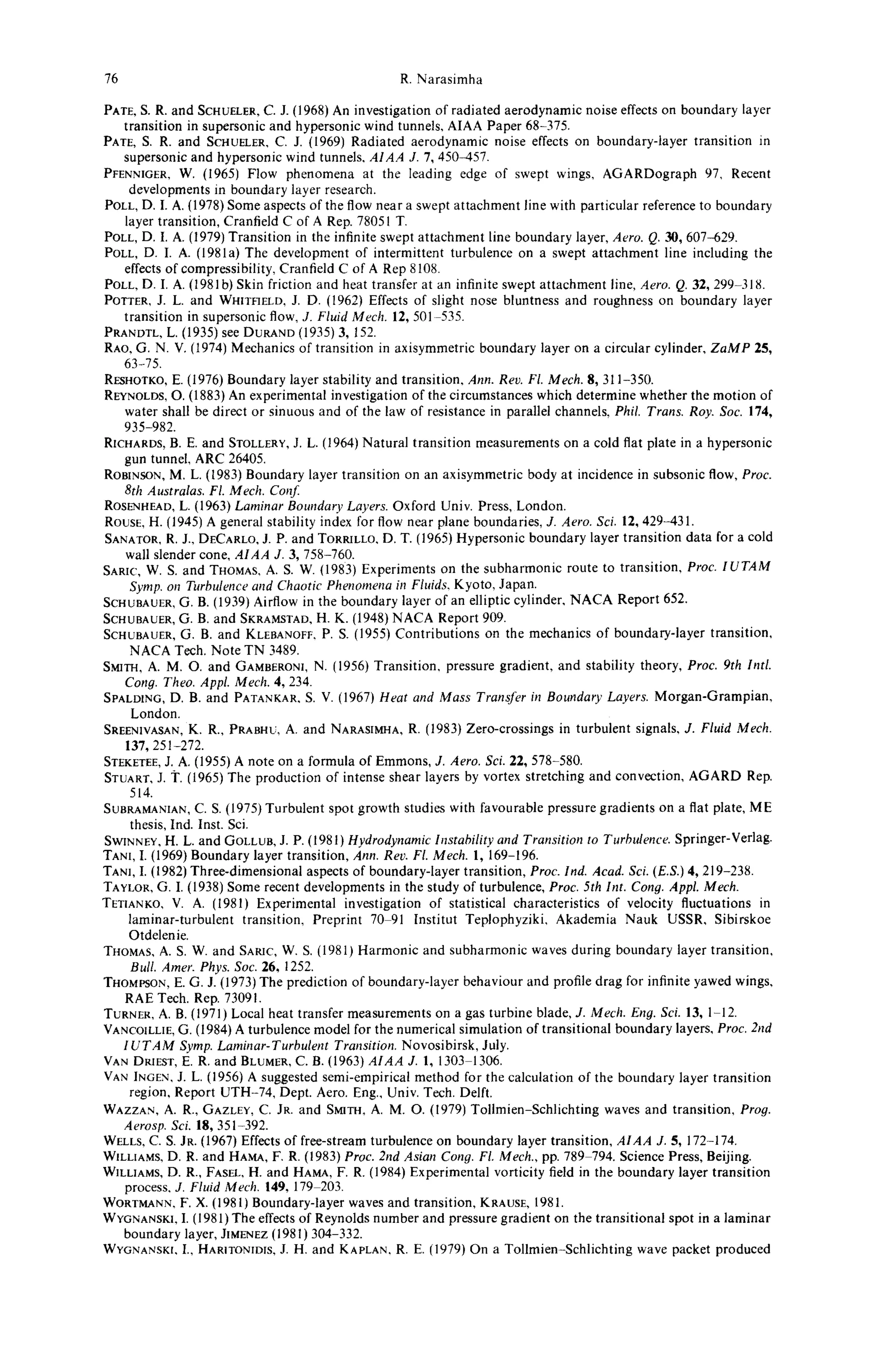 The laminar turbulent transition zone in the boundary layer | PDF