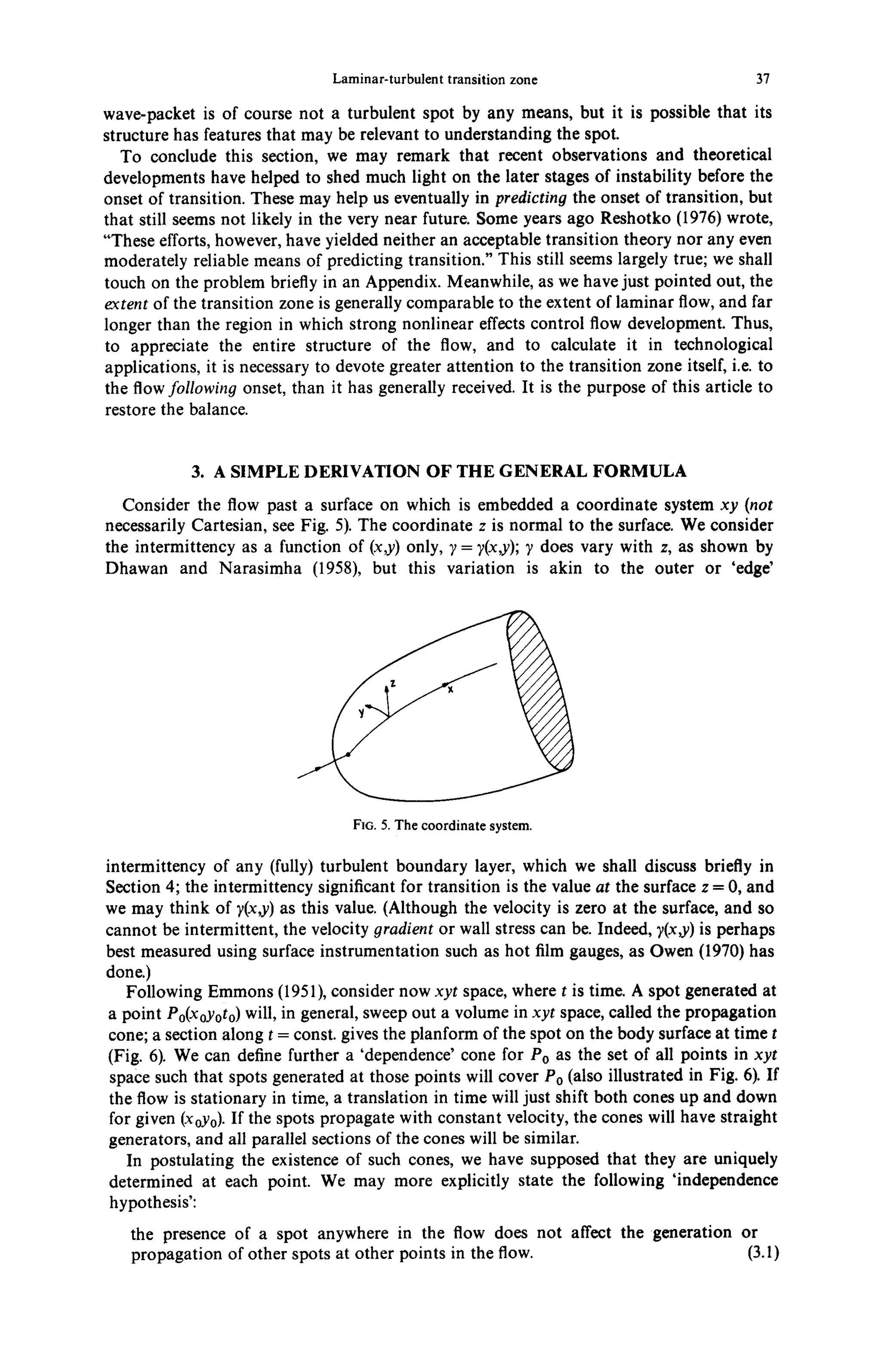 The laminar turbulent transition zone in the boundary layer | PDF | Physics | Science