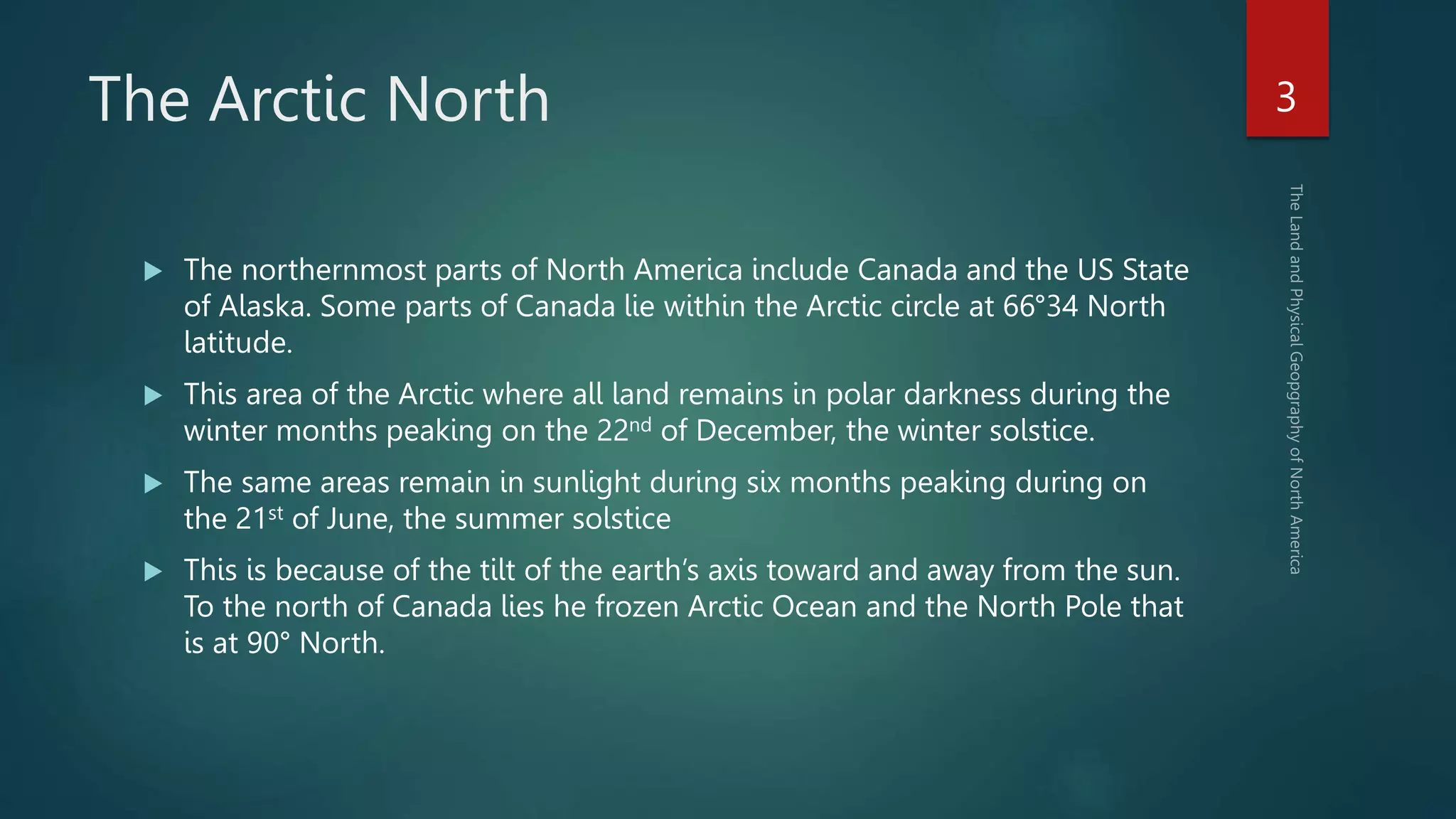 The Land And Physical Geography Of North America | PPTX