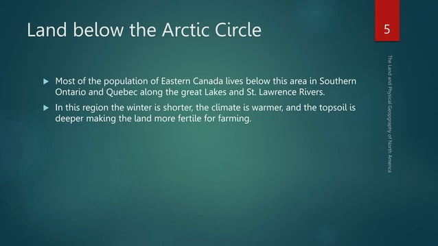 The Land And Physical Geography Of North America | PPTX