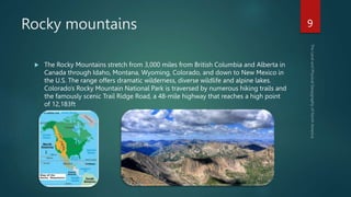 The Land And Physical Geography Of North America | PPTX