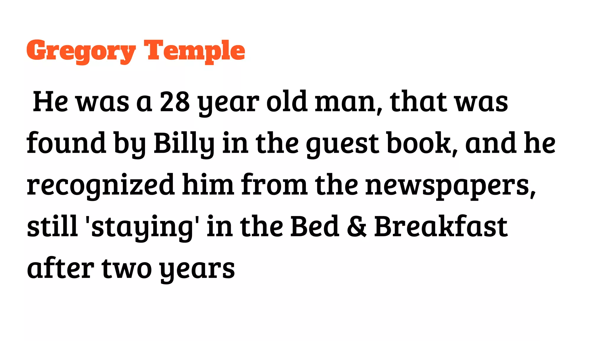 The landlady characters | PDF