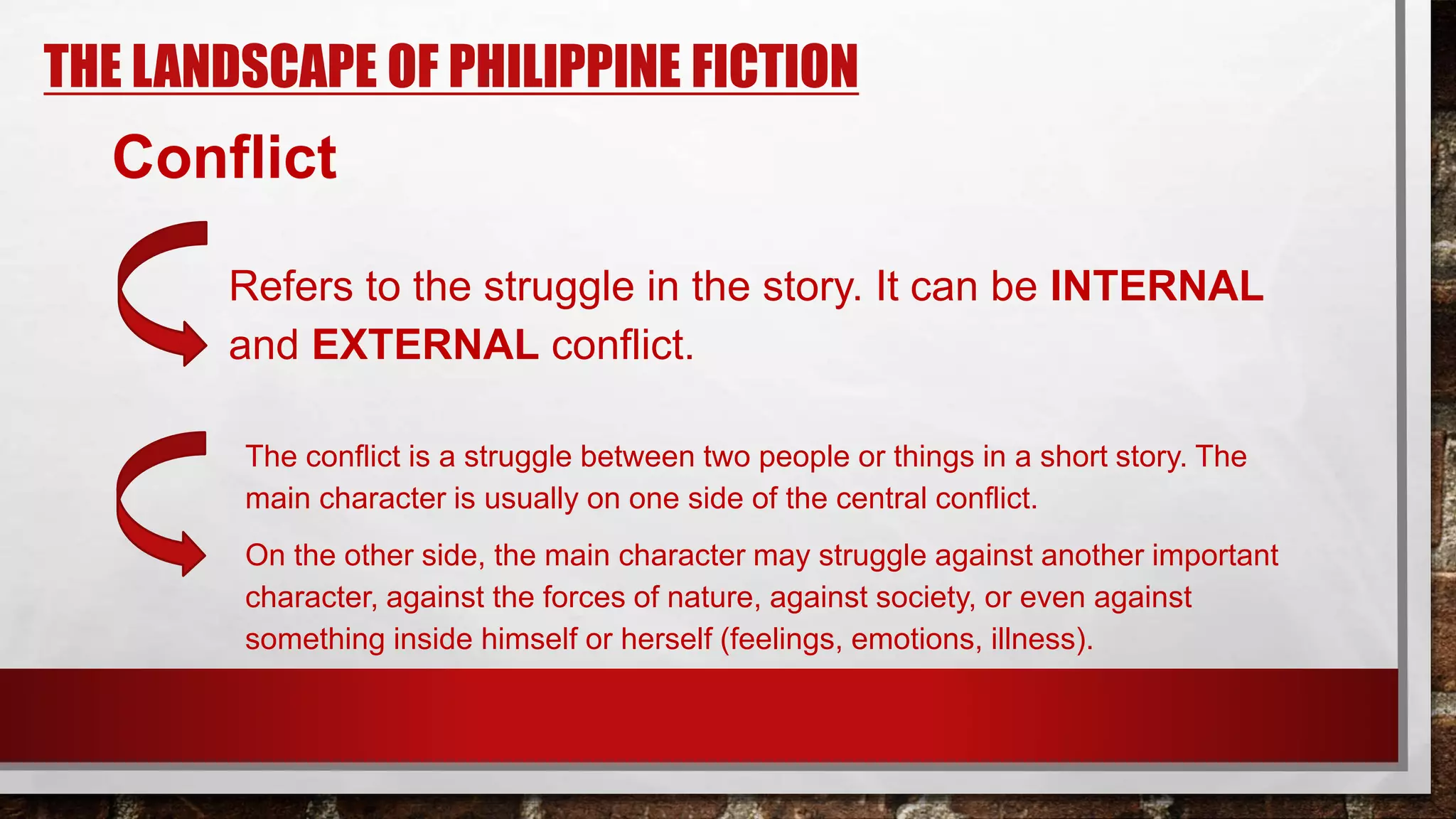 The landscape of philippine fiction | PPTX