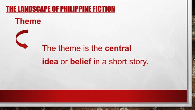 The landscape of philippine fiction | PPTX