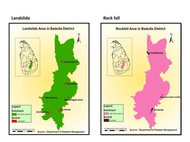 The landslide hazard in badulla district | PPTX | Geography | Science