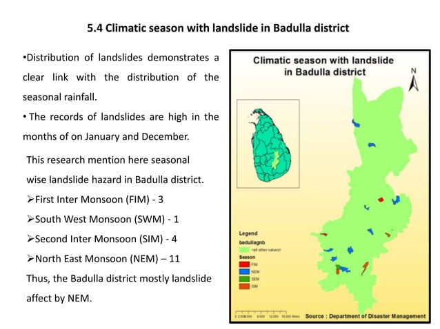 The landslide hazard in badulla district | PPTX | Geography | Science