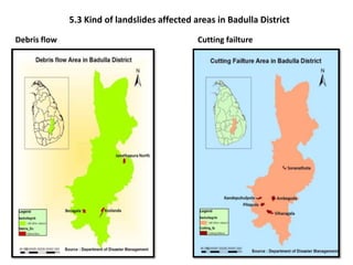 The landslide hazard in badulla district | PPT