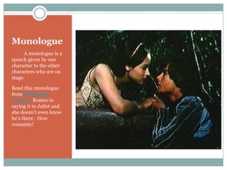 The language of drama | PPTX