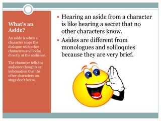 The language of drama | PPTX