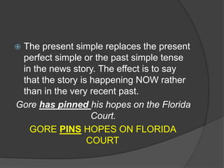 The language of headlines | PPT