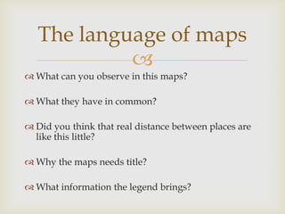 The language of maps | PPT