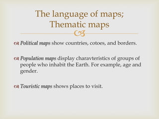 The language of maps | PPTX
