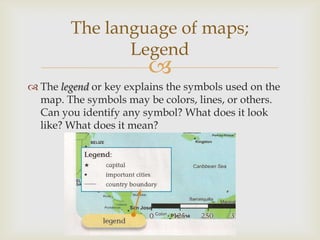 The language of maps | PPTX