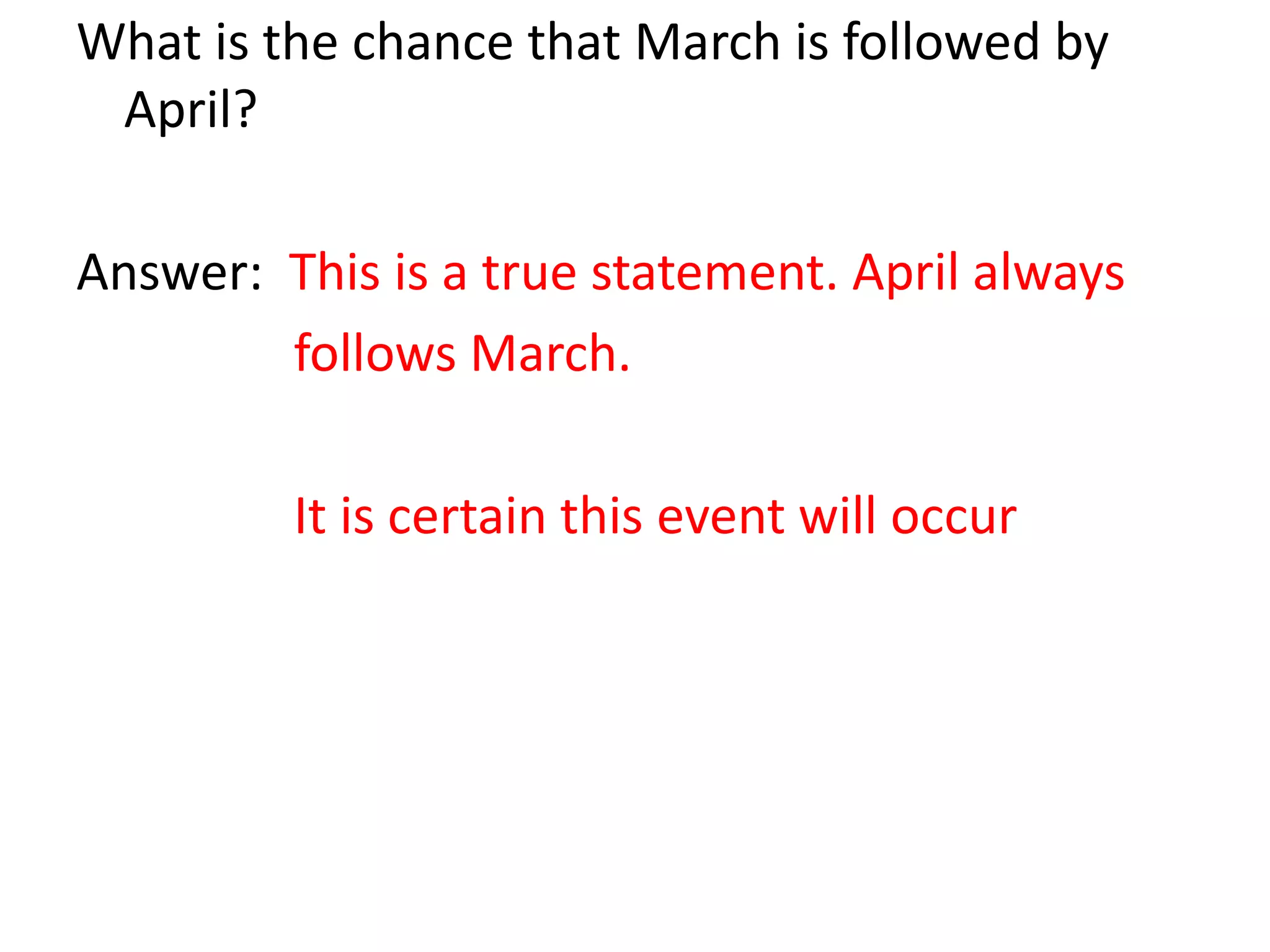 The language of probability | PPTX