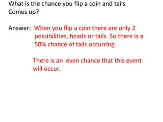 The language of probability | PPTX