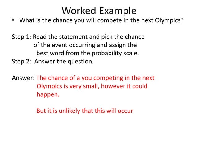 The language of probability | PPTX | Physics | Science