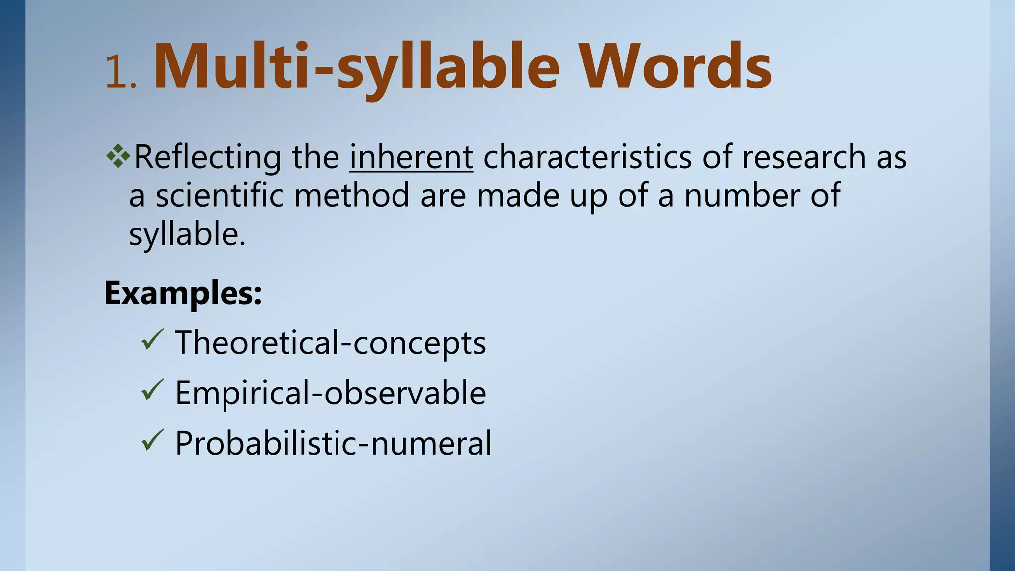 The language of research | PPTX