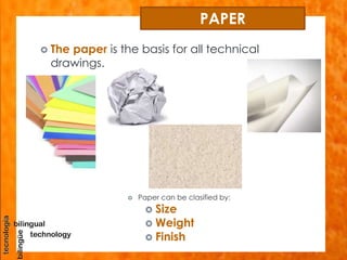The language of technical drawing | PPTX