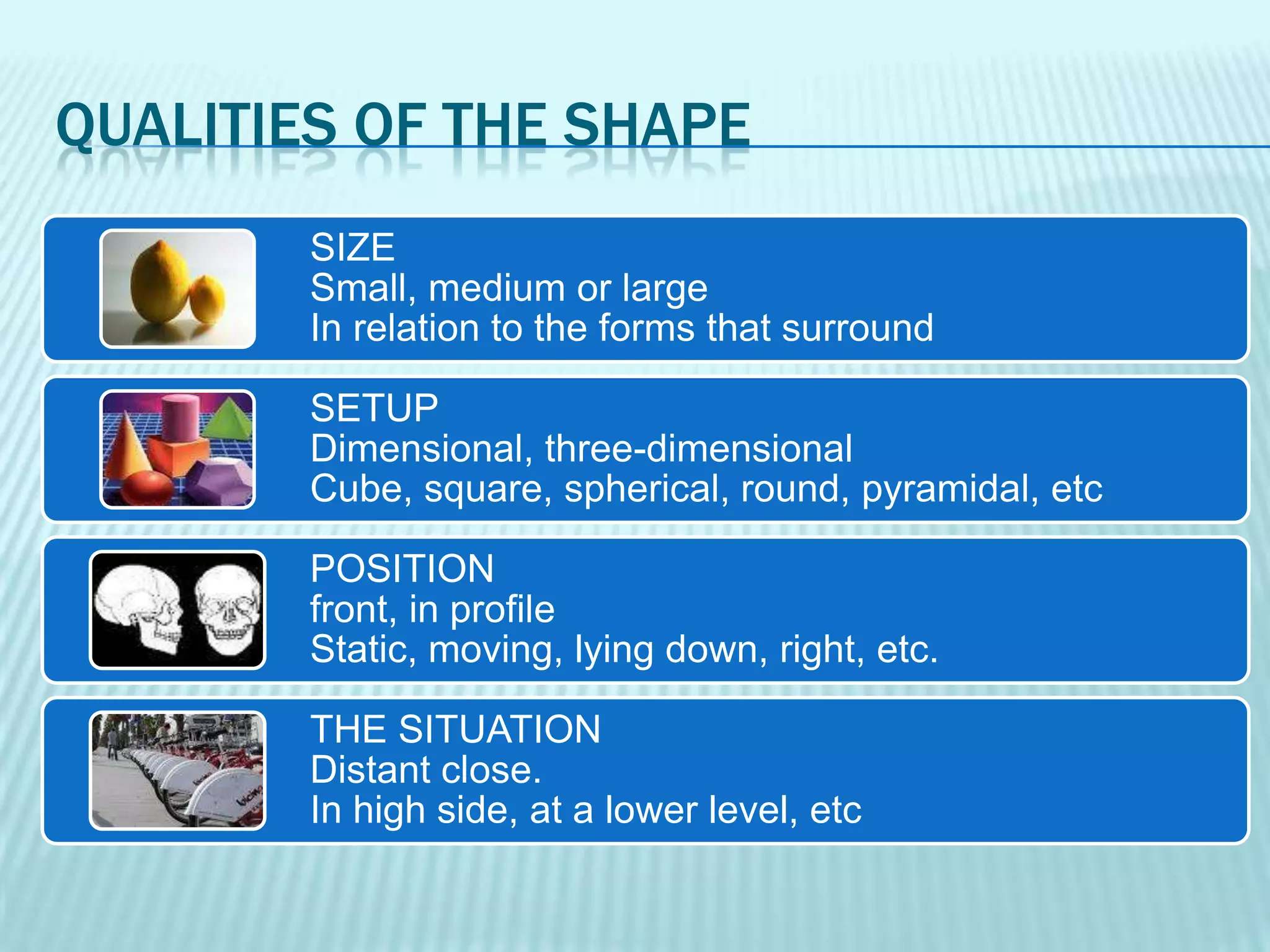 The language of the shapes | PPTX