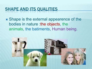 The language of the shapes | PPTX