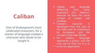 Exploring Shakespeare's The Tempest: Language, Themes, and Structure | PPTX