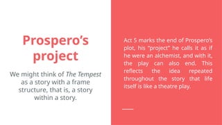 Exploring Shakespeare's The Tempest: Language, Themes, and Structure | PPTX