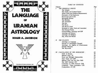 The language of uranian astrology jacobson,1975 searchable | PDF