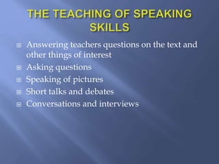 The language skills | PPT