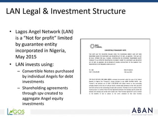 The Lagos Angel Network (LAN) Story | PPT