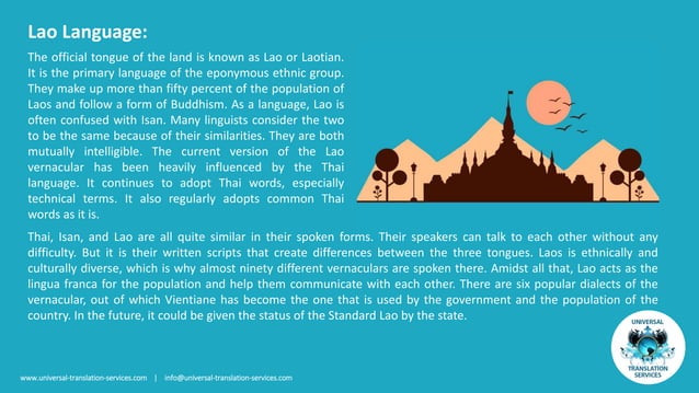 The Laos Language | PPT