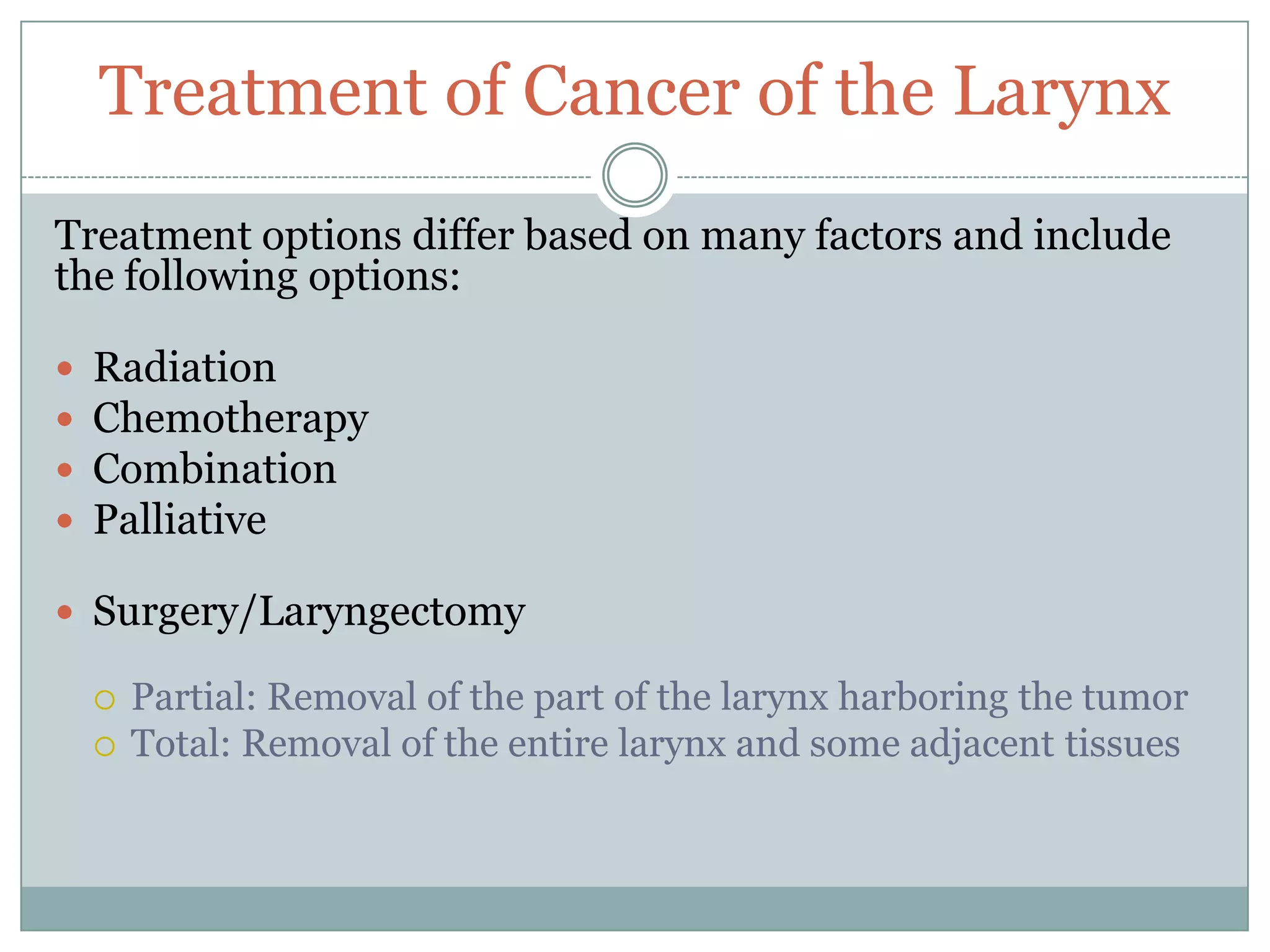 The laryngectomy patient | PPTX