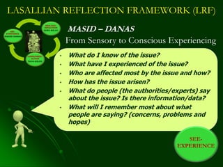 The lasallian reflection framework (ab galgo2012) | PDF