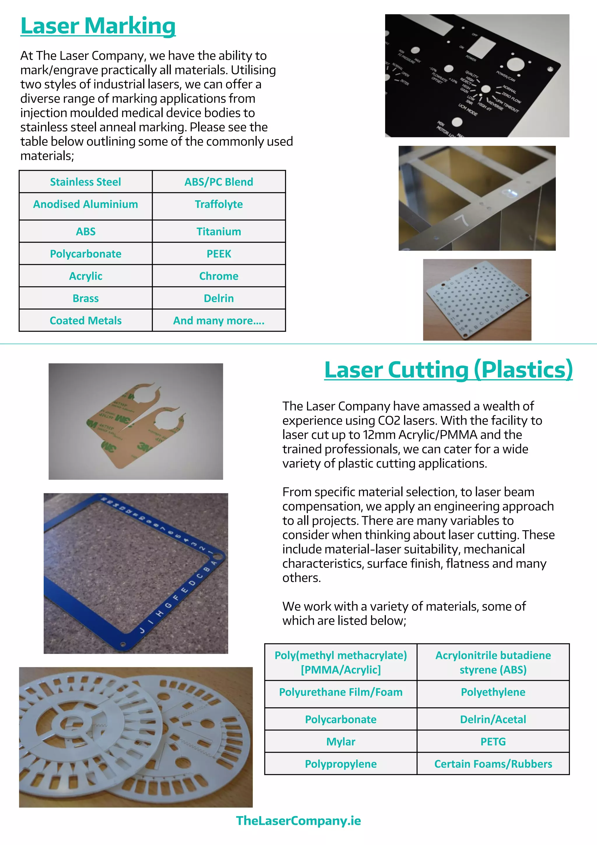 The laser company 2018 brochure | PDF