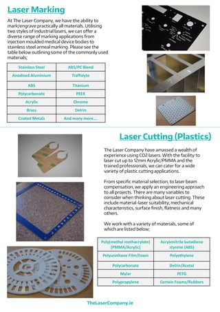 The laser company 2018 brochure | PDF