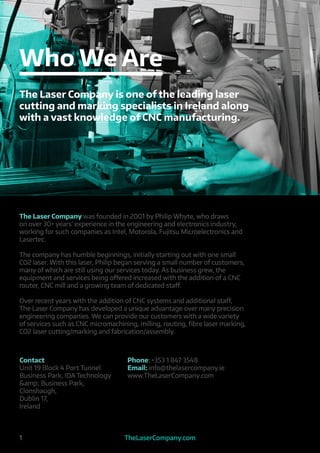 The Laser Company Brochure | PDF